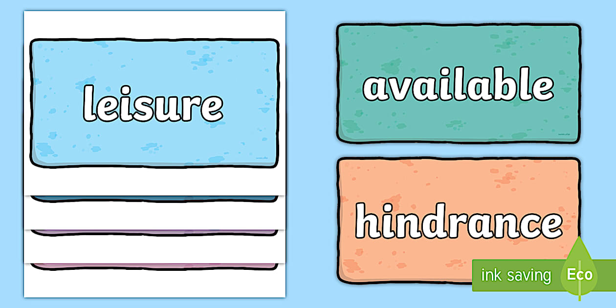 Year 5 and 6 Common Exception Words | Activities & Display