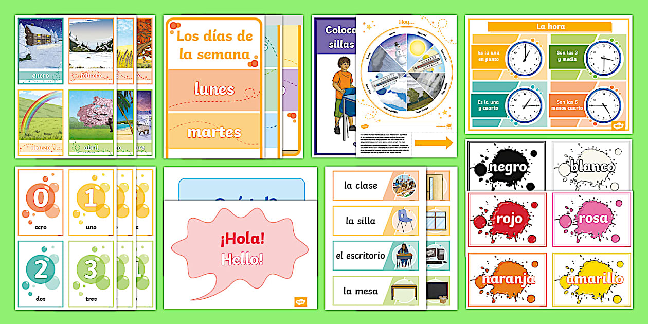 👉 Spanish: Back to School Display Pack - KS2 Resource
