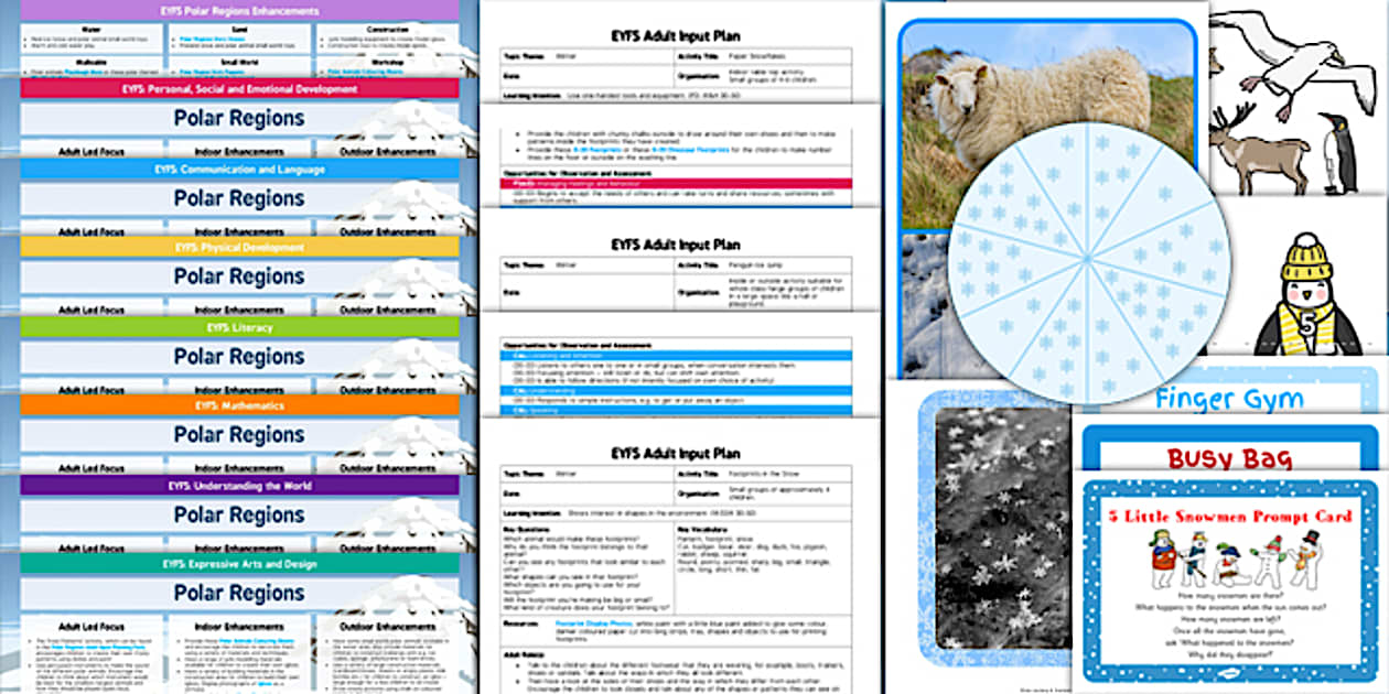 EYFS Polar Regions Bumper Planning and Resource Pack