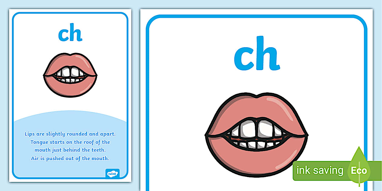 /ch/ Mouth Articulation Poster