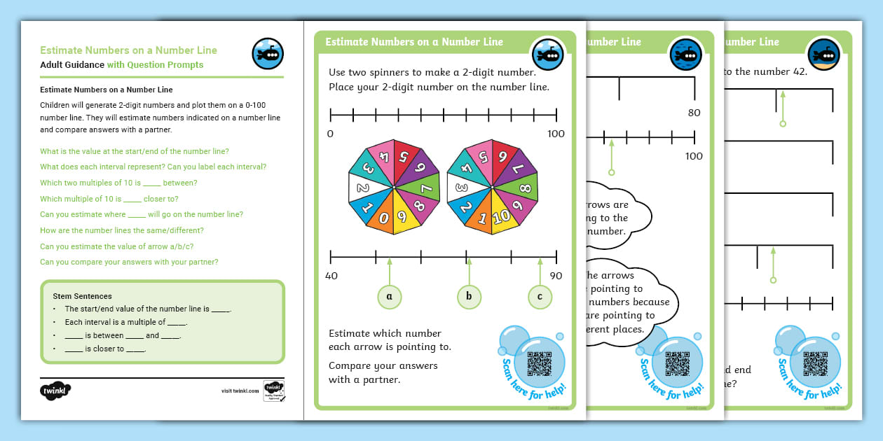👉 Year 2 DIM: Step 11 Estimate Numbers on a Number Line