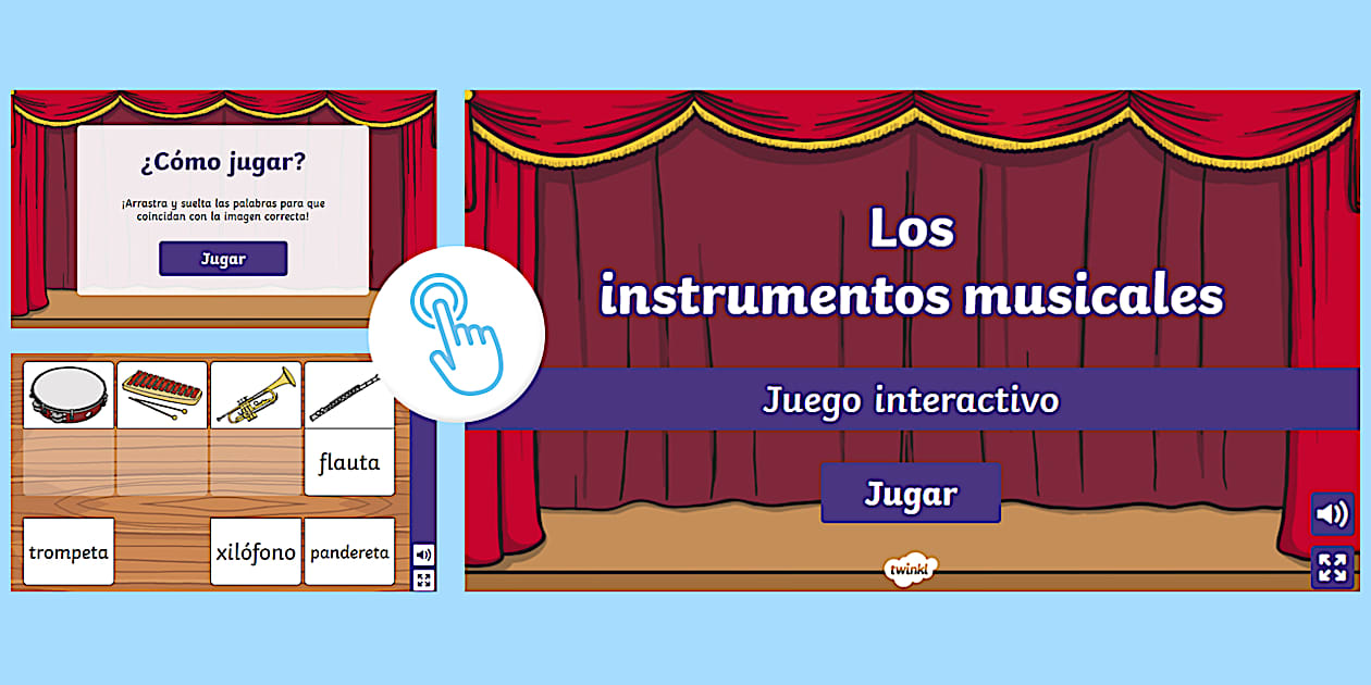 Juego interactivo: Empareja los instrumentos musicales