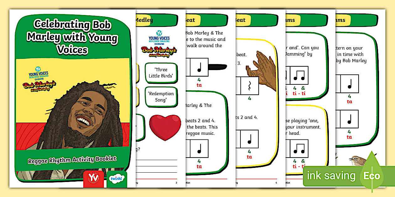 FREE! - 👉 Celebrating Bob Marley with YV - KS2 Reggae Activities