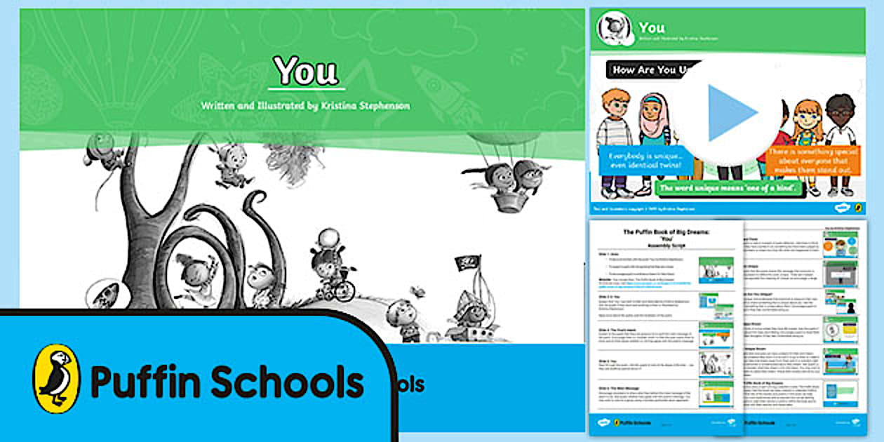 The Puffin Book of Big Dreams: ‘You’ by Kristina Stephenson Whole-School