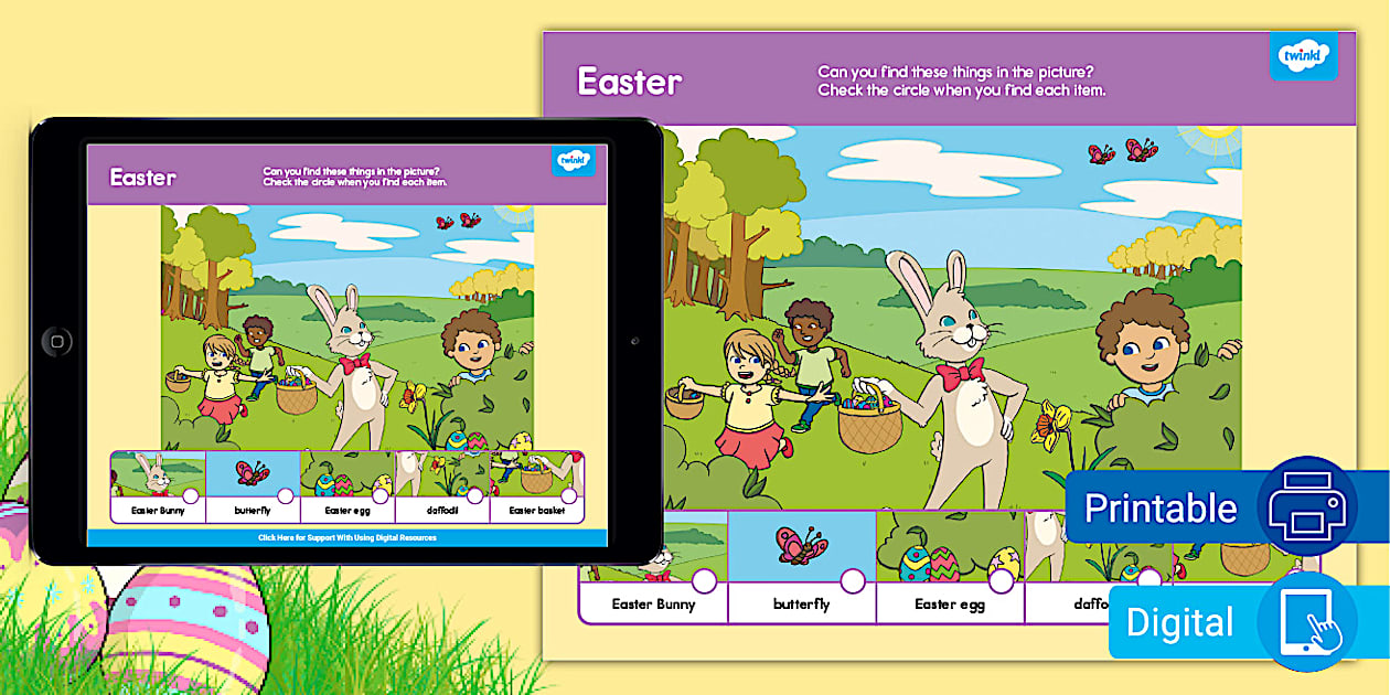 Hidden Picture Easter | Easter Holiday | Twinkl USA - Twinkl