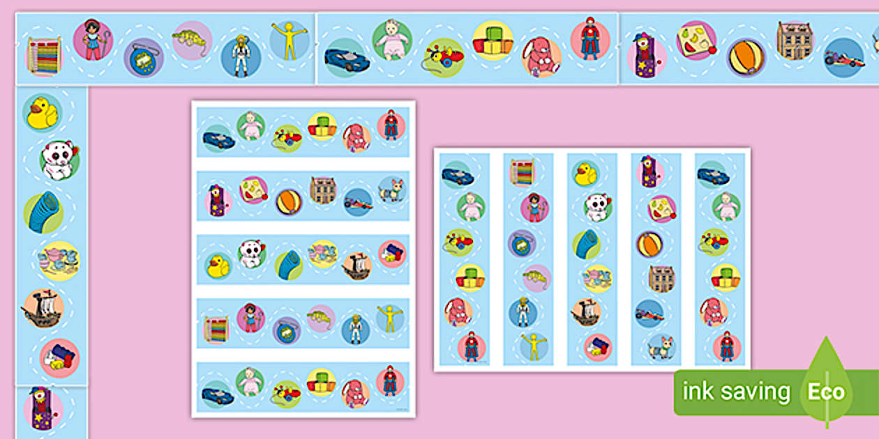 Toys Display Borders (teacher made) - Twinkl