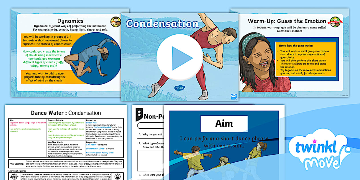 Twinkl Move - Year 4 Dance: Water Lesson 4 - Condensation