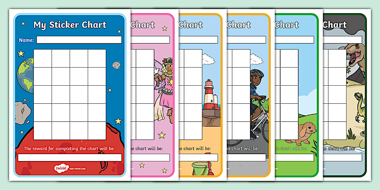 👉 Printable Sticker Charts (Teacher-Made) - Twinkl