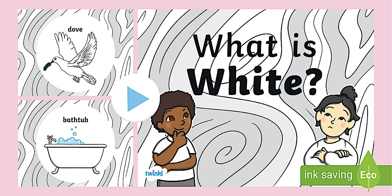 What is White Colour PowerPoint (teacher made) - Twinkl