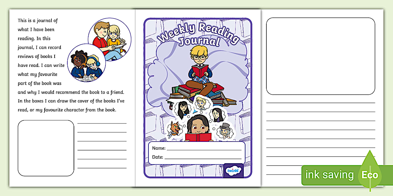 Weekly Reading Journal (teacher made) - Twinkl