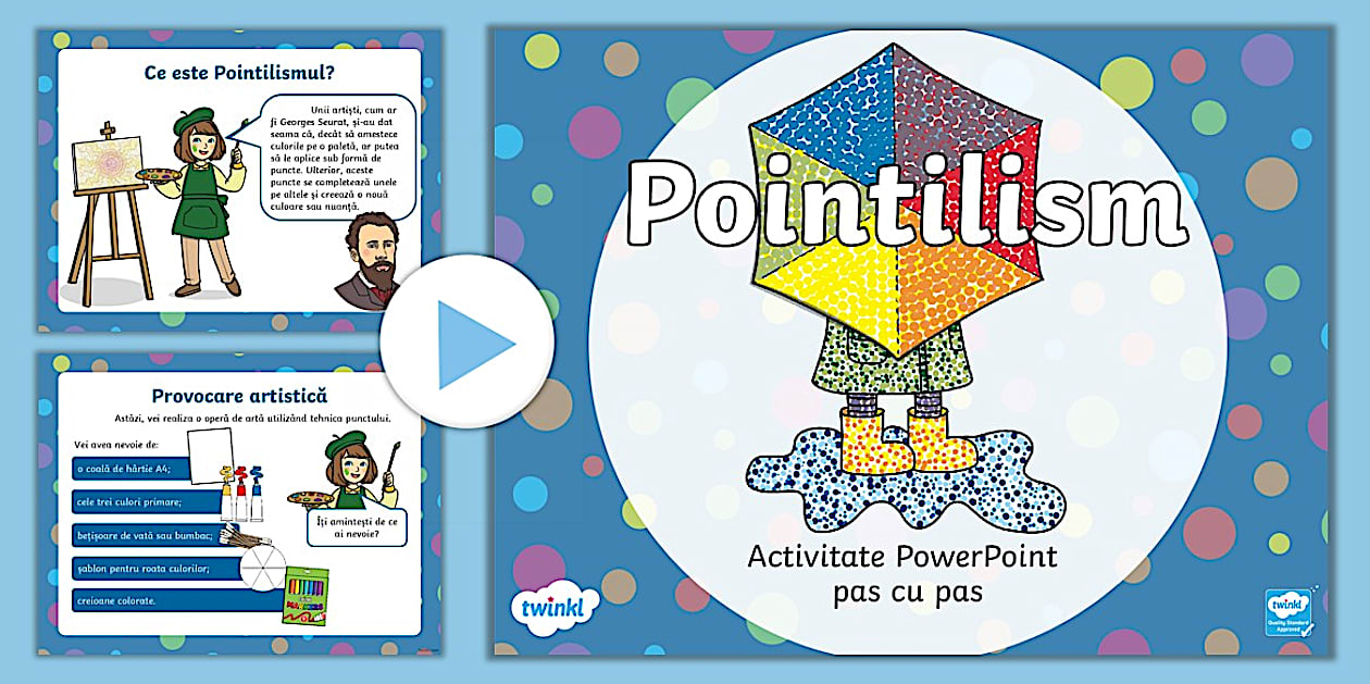 Pointilism – Activitate PowerPoint pas cu pas