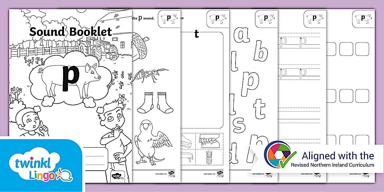 p Initial Letter Activity Book (teacher made) - Twinkl