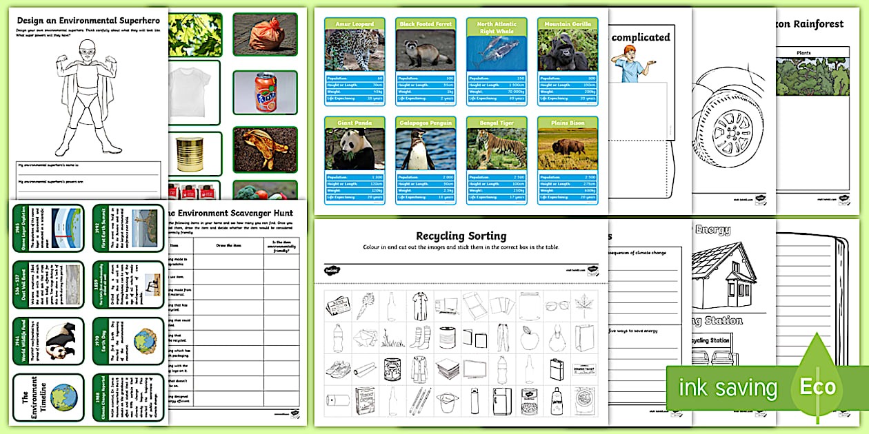 My Environment Lapbook - Home Education Resources - Twinkl