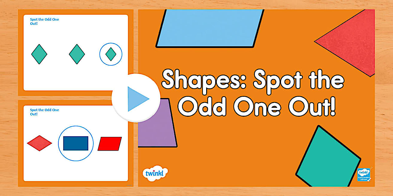 Shapes: Spot the Odd One Out PowerPoint - Twinkl