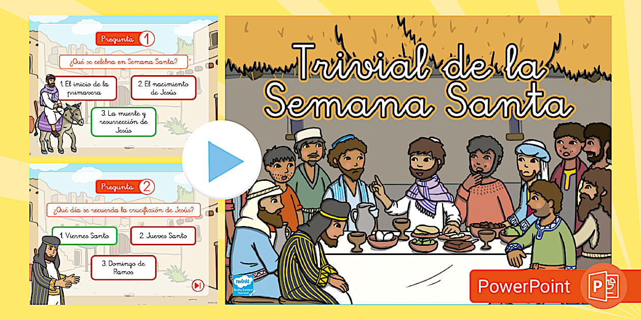 Trivial: Semana Santa - 1º ciclo de Primaria - Twinkl
