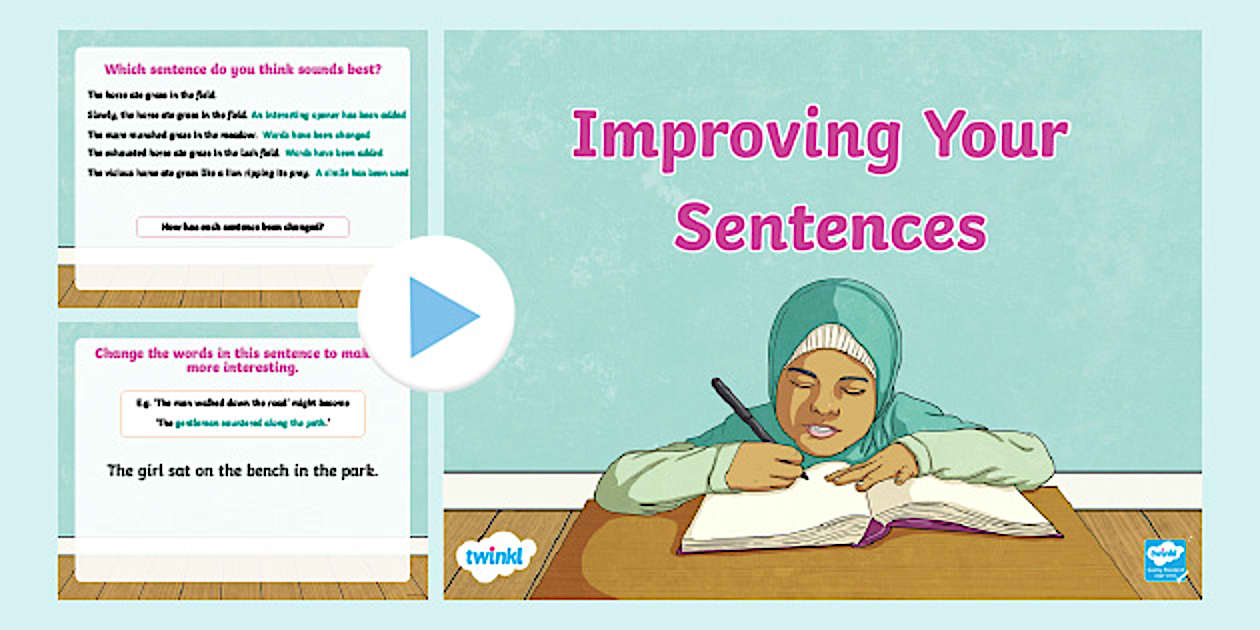 Improving Sentences PowerPoint - Language Learning Resources