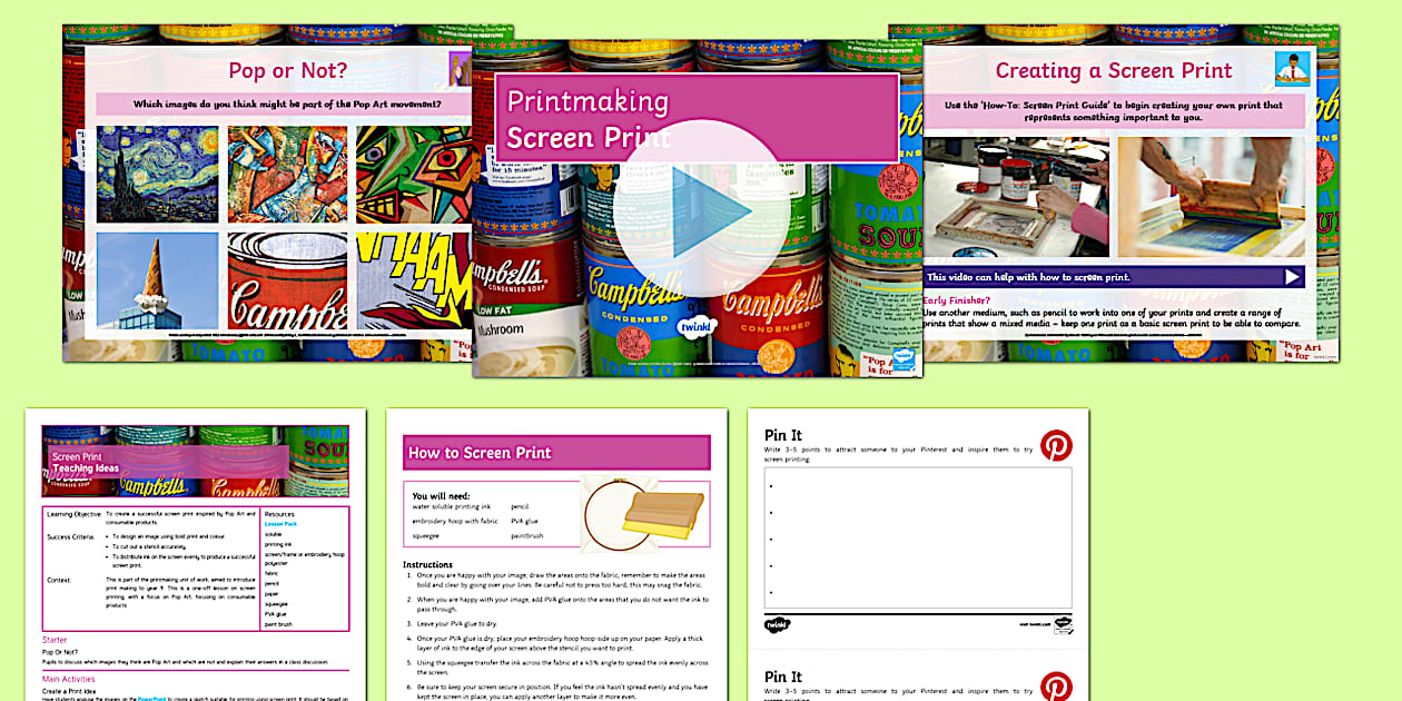 Print Making: Andy Warhol Technique | KS3 Art | Beyond