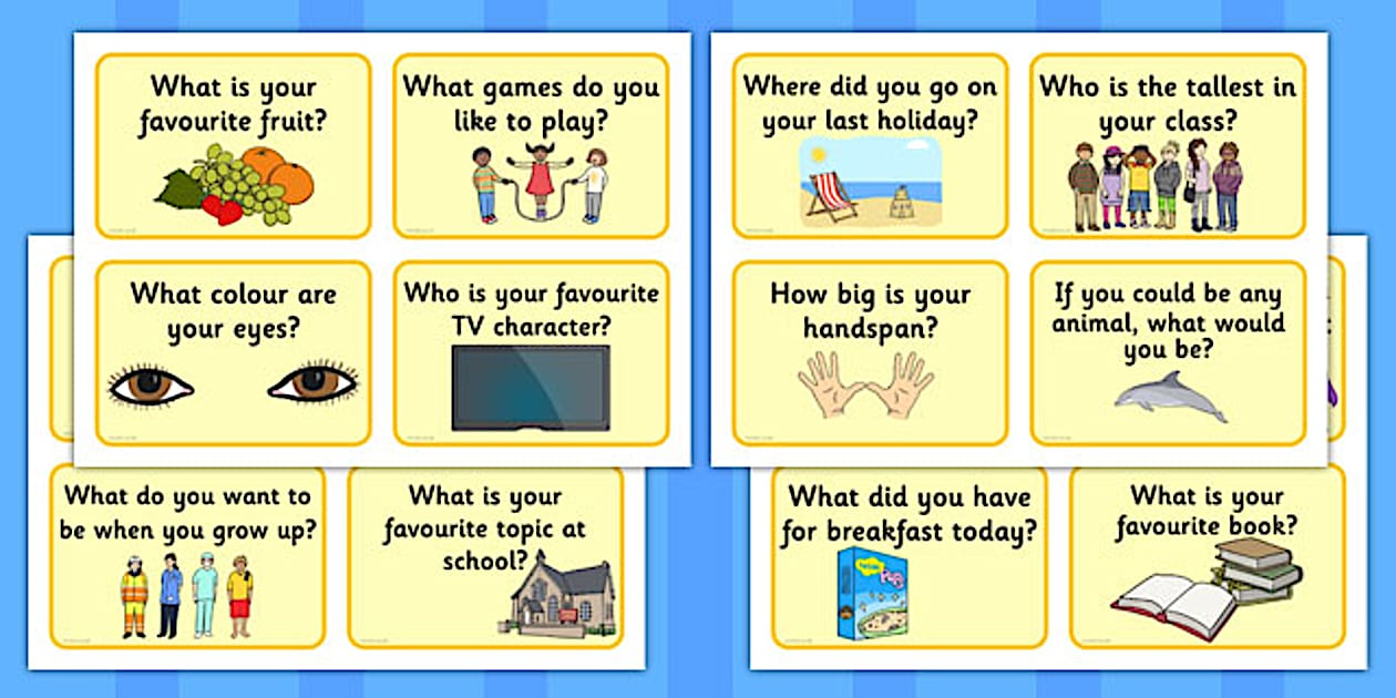 Question Prompt Cards - ESL Question Forms (Teacher-Made)