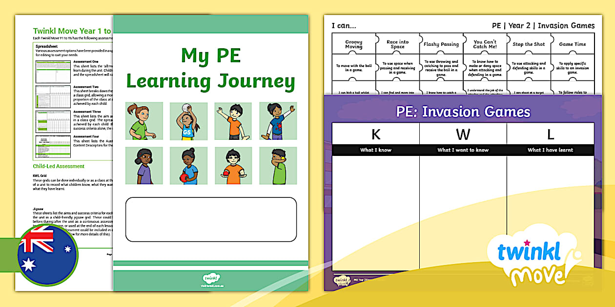 Move PE Year 2 Invasion Games Assessment Pack - Twinkl