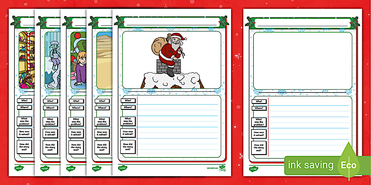 Christmas Writing Prompt Pictures (teacher made) - Twinkl