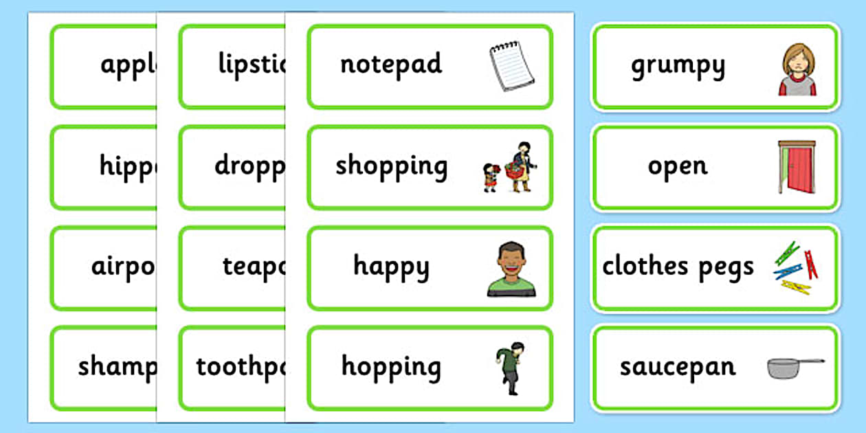 Medial p Word Cards (Teacher-Made) - Twinkl