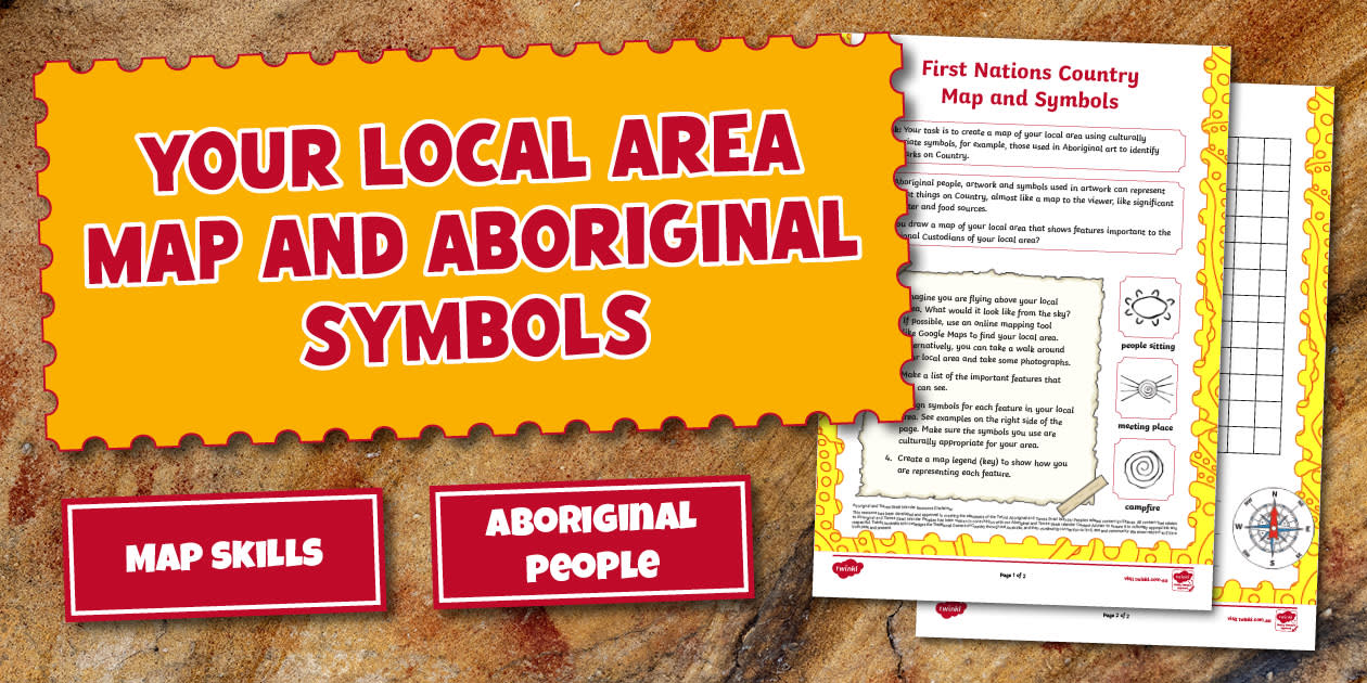 Create your own Local Area Map with Aboriginal Symbols
