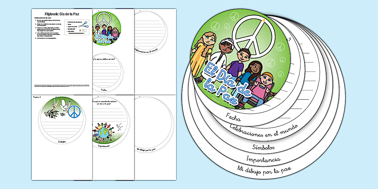 Flipbook: Día de la Paz - Twinkl España