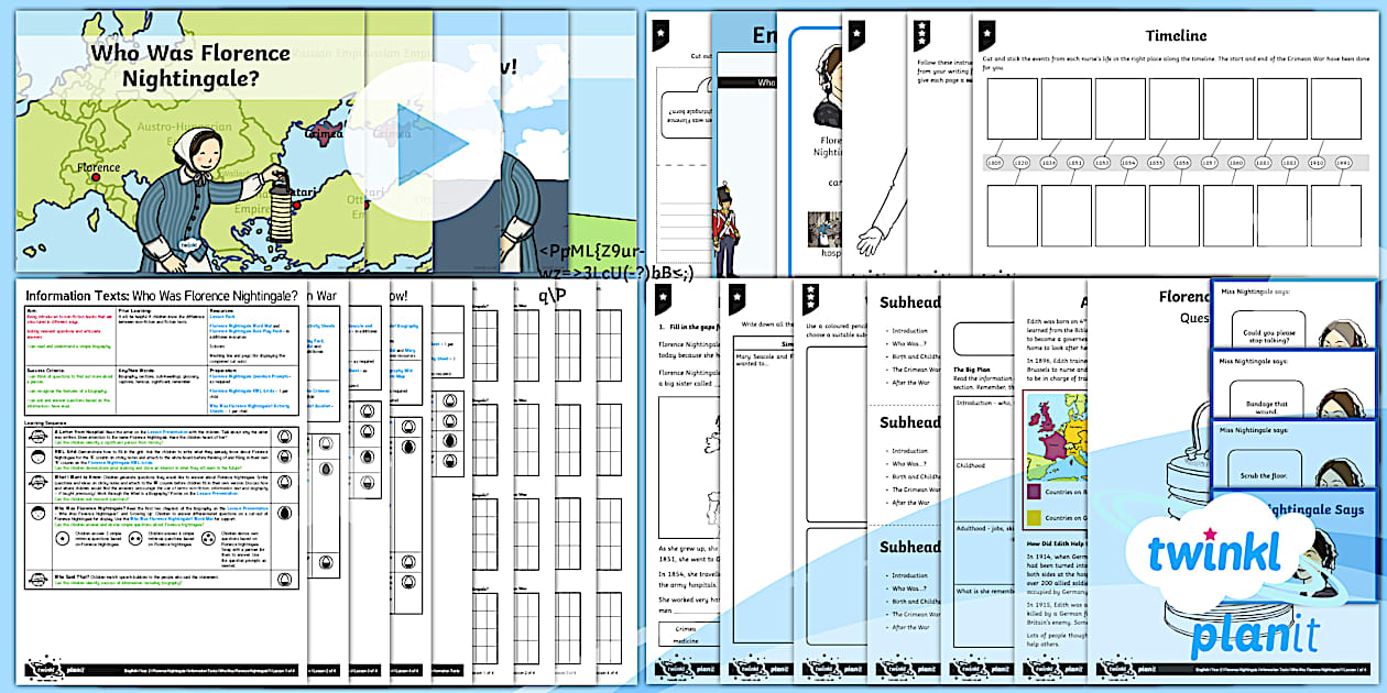 Significant Individuals: Florence Nightingale: Information Texts Y2 ...
