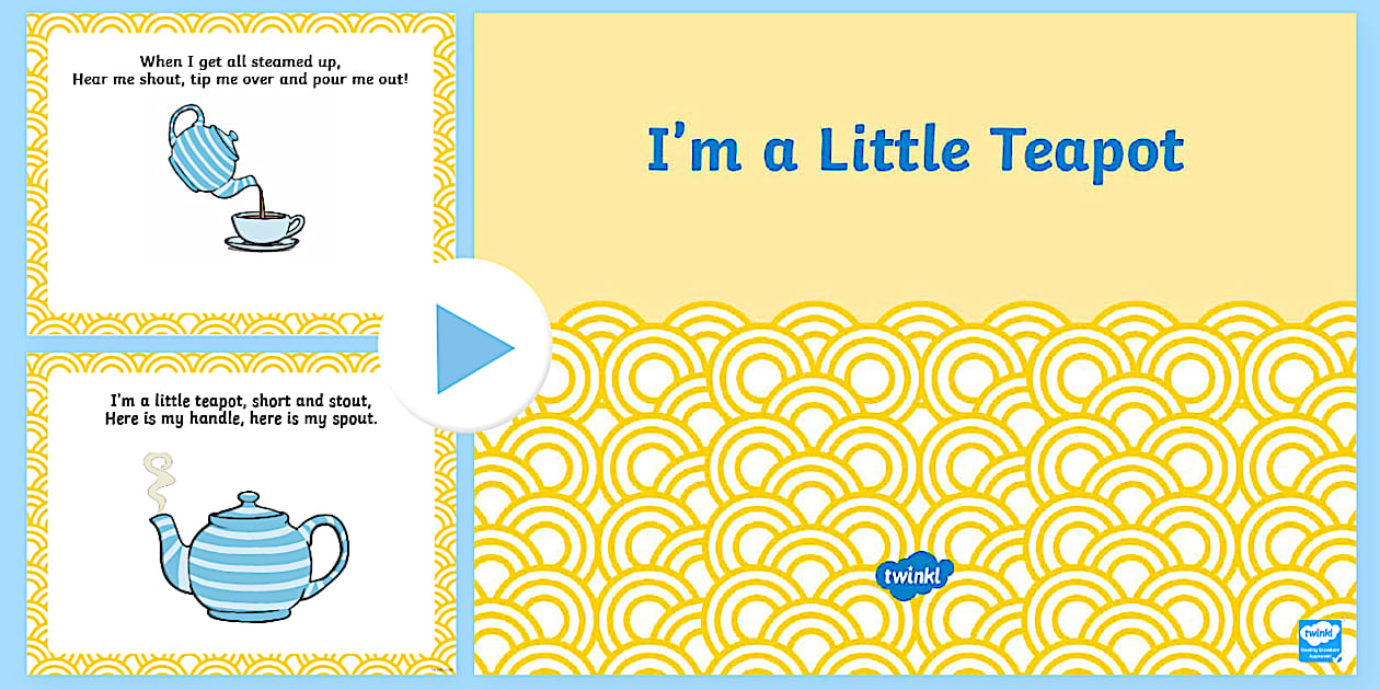I'm a Little Teapot PowerPoint (Teacher-Made) - Twinkl