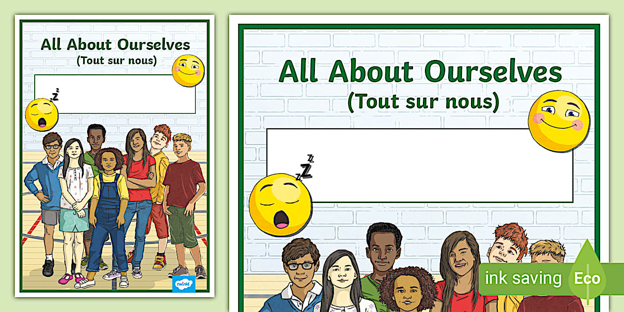 👉 French: Y5 PlanIt Book Cover - All About Ourselves