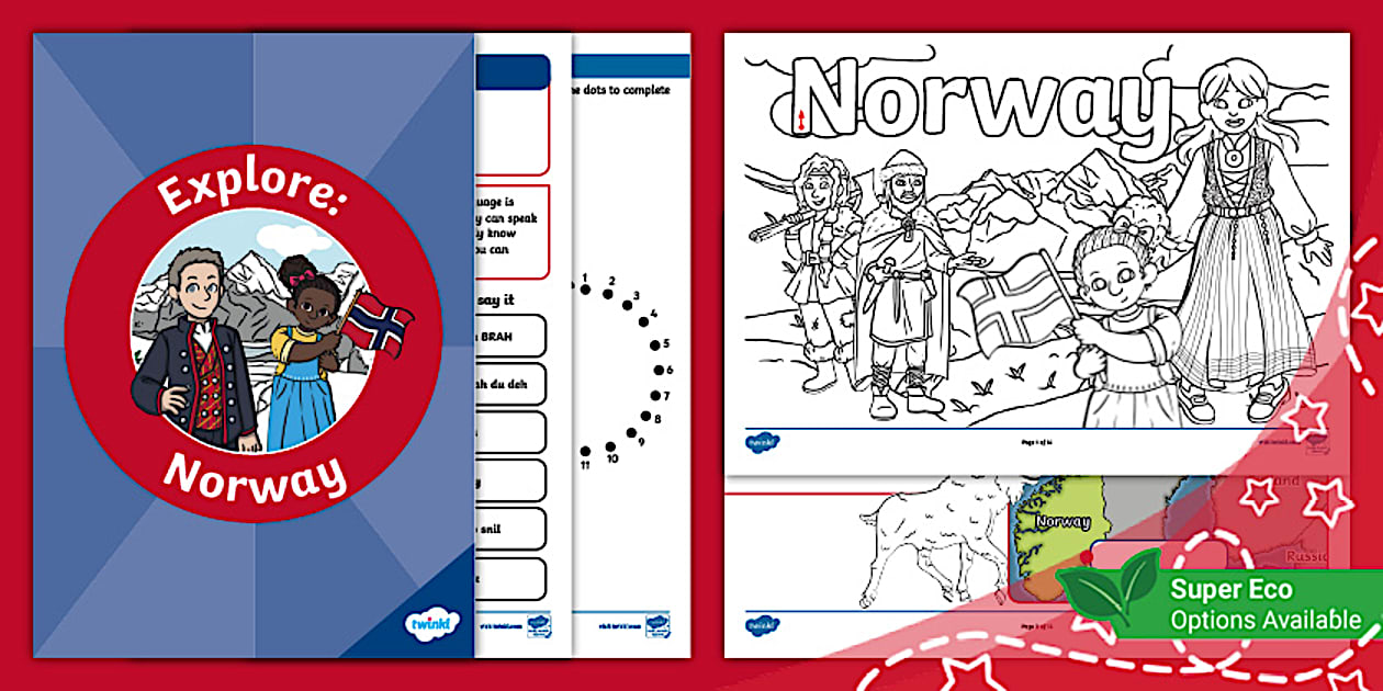 Explore: Norway Activity Booklet (teacher made) - Twinkl