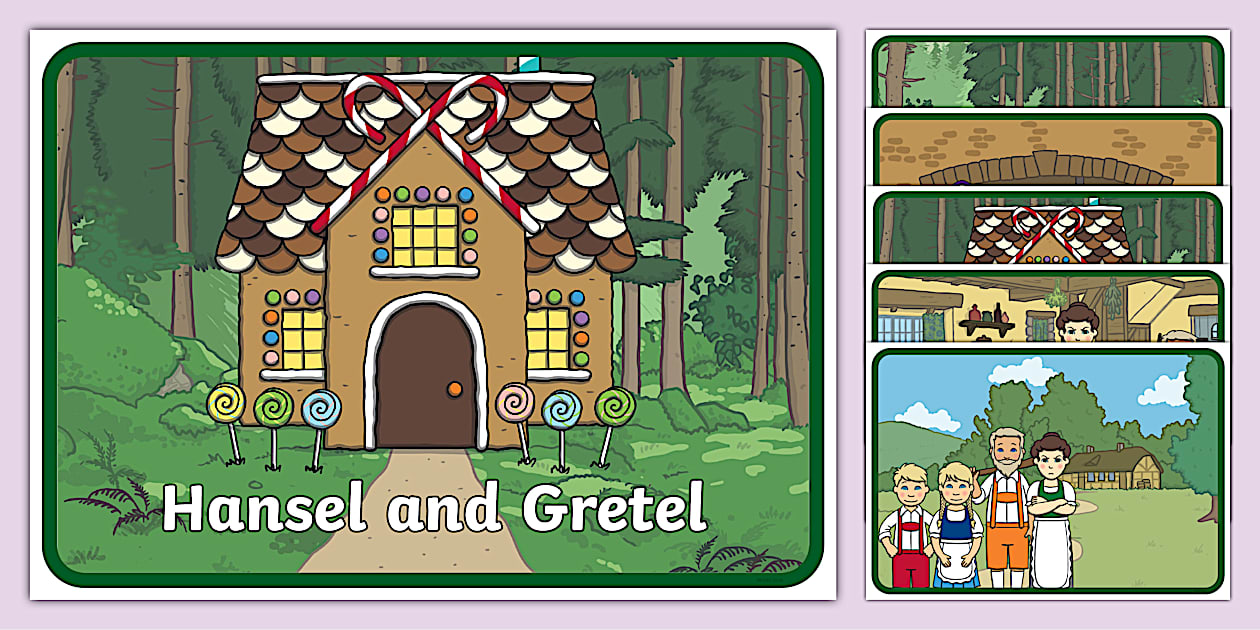 Hansel and Gretel Story Visual Aids - Twinkl