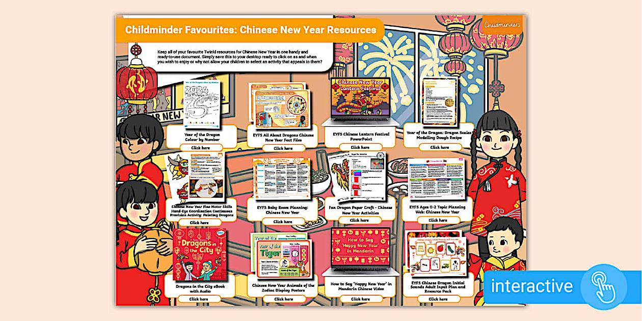 Childminder Favourites: Chinese New Year Resources - Twinkl