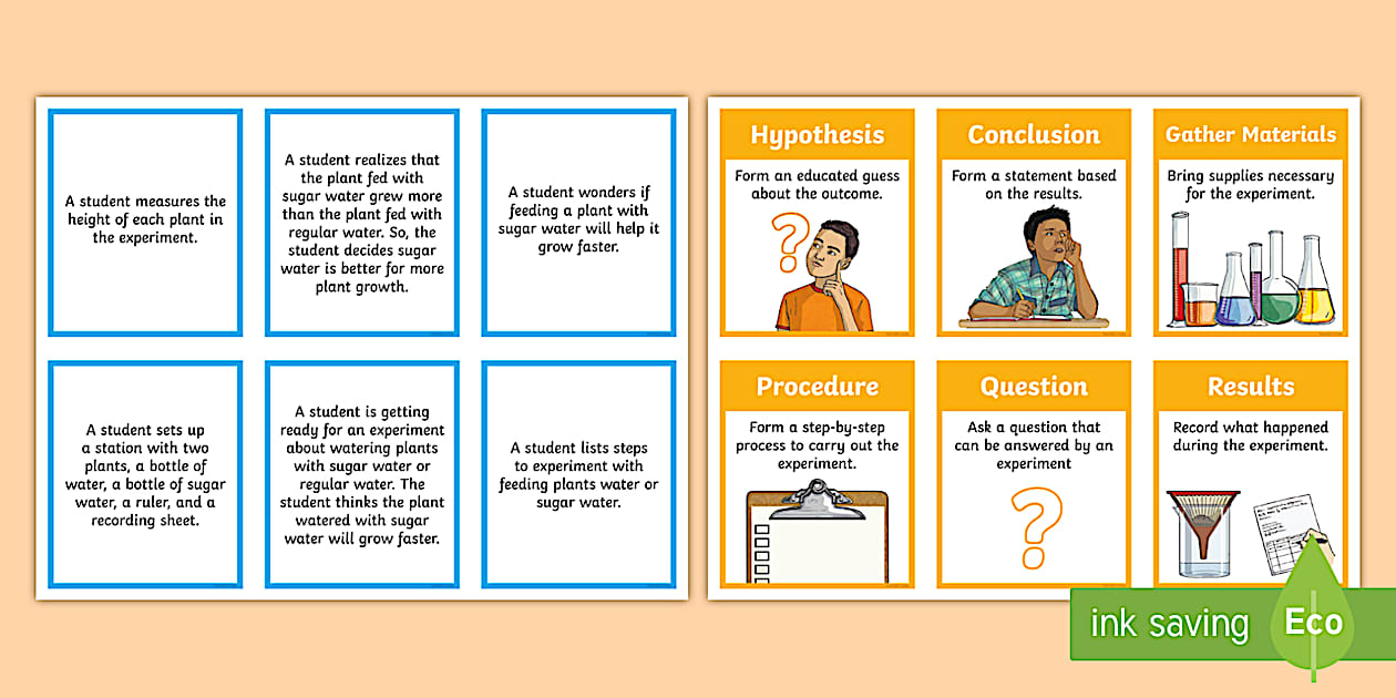 Scientific Method Scenario Cards - Twinkl