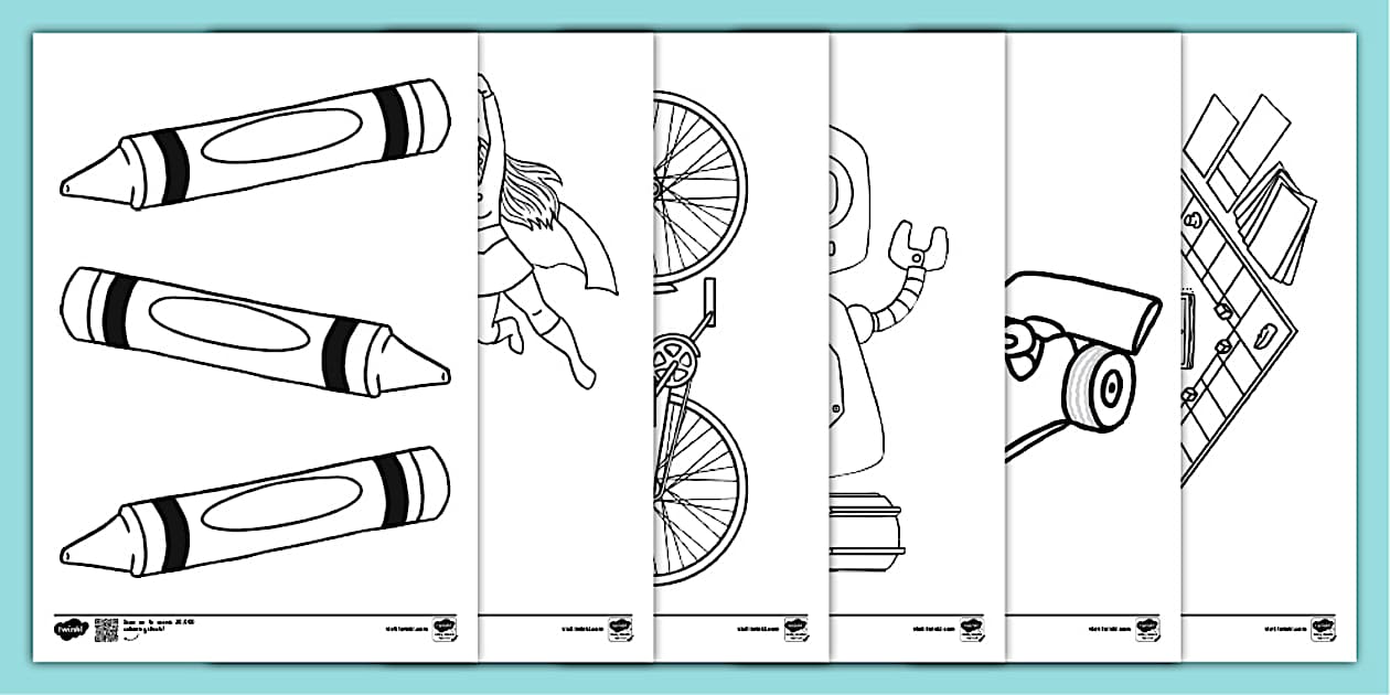 Toys Colouring Sheets (teacher made) - Twinkl