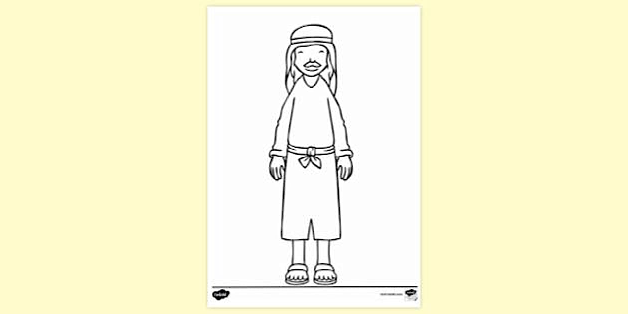 Brother Naphtali Colouring | Colouring Sheets