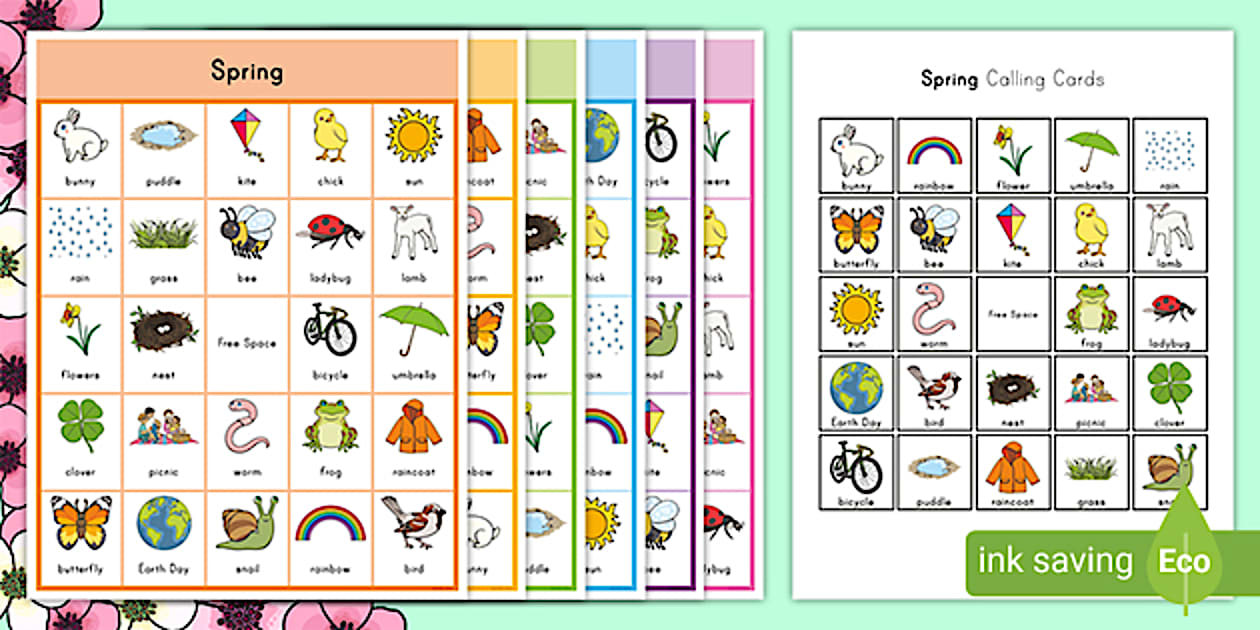 Spring Bingo | Educational Resources | Twinkl USA - Twinkl