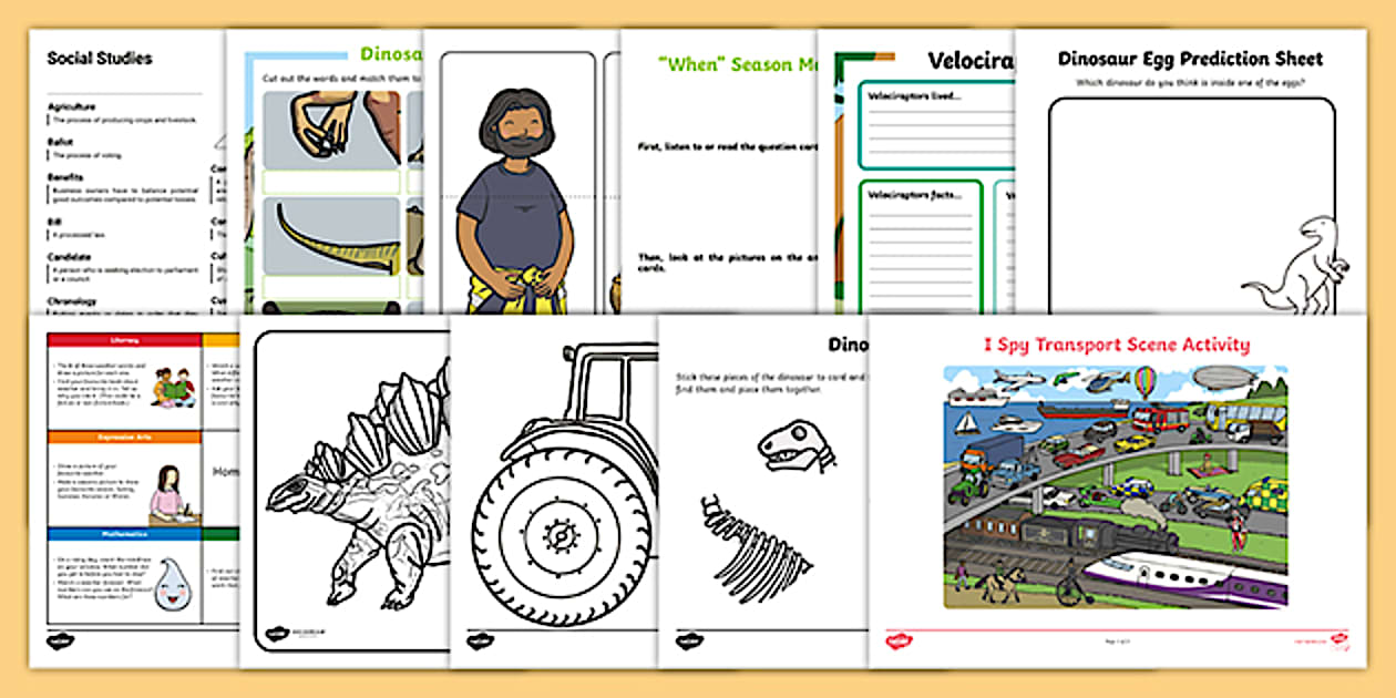 Early Level P1 Social Studies Home Learning Resource Pack