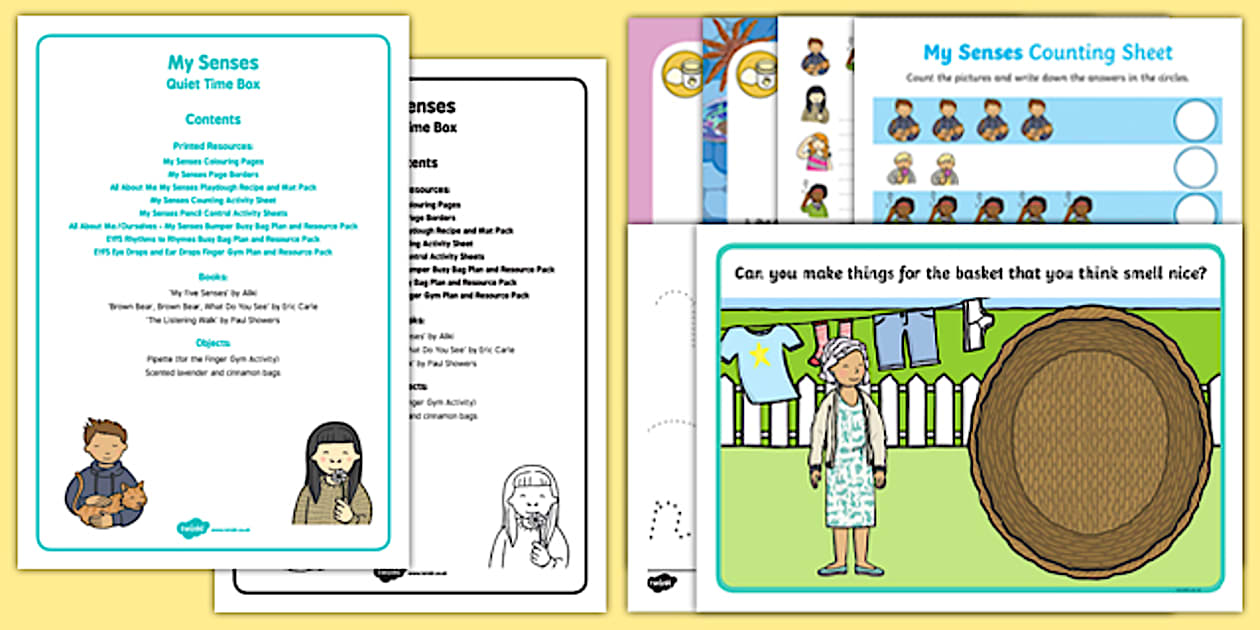 All About Me and Ourselves: My Senses Quiet Time Box