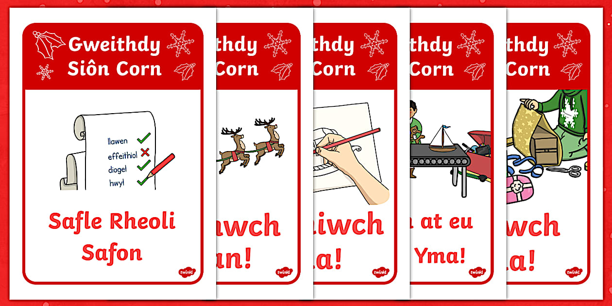 Gweithdy Sion Corn Posteri Chwarae Rôl (teacher made)