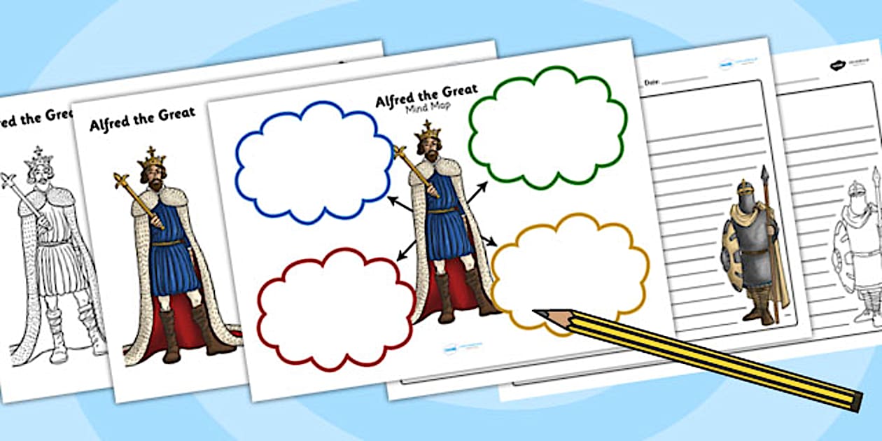 Anglo-Saxons Mind Maps and Worksheets