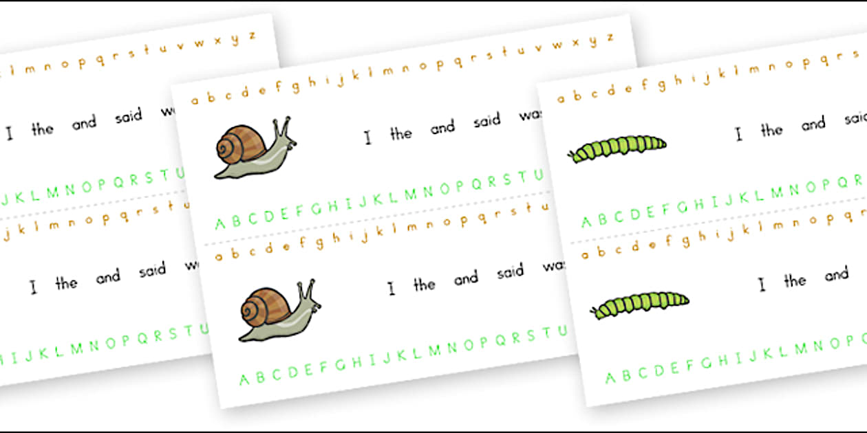 Alphabet Strips Minibeasts (teacher made) - Twinkl