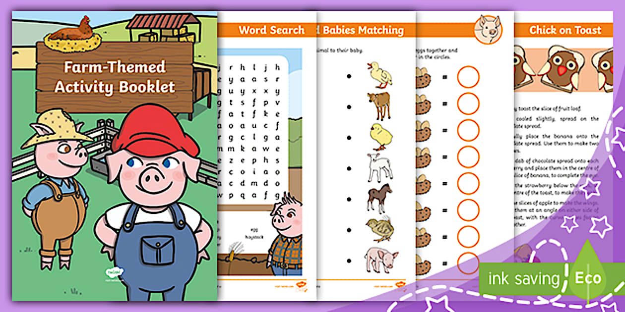 Farm-Themed Activity Booklet (teacher made) - Twinkl