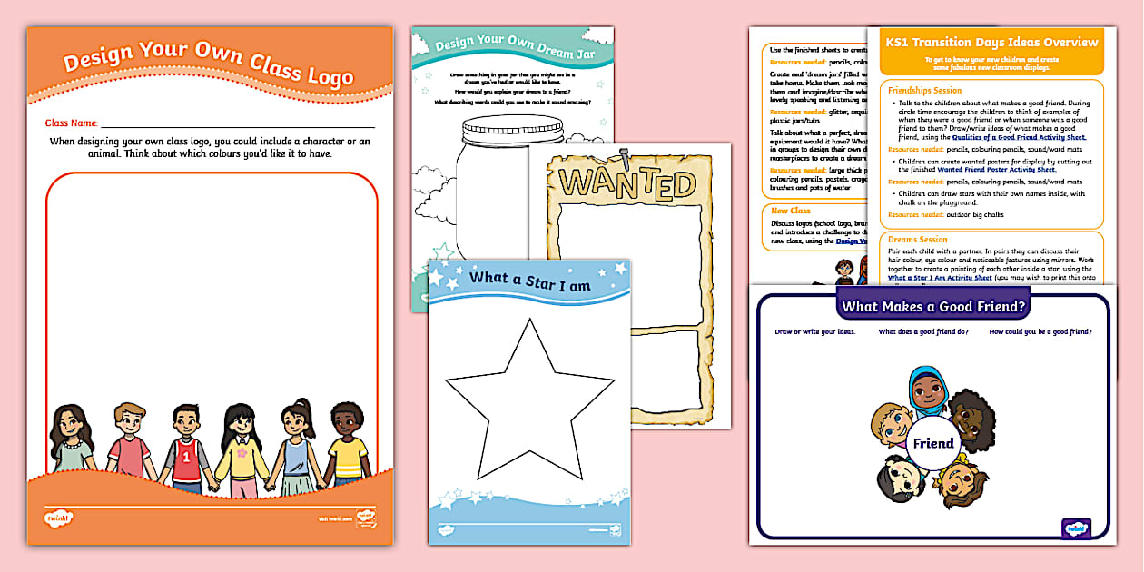 Transition Days Themed Activity Pack - KS1 Transition Day Ideas