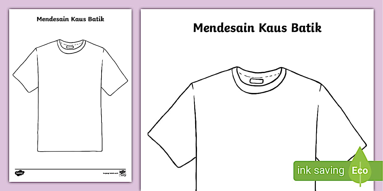 Mendesain Baju Kaus Batik GRATIS Spesial Hari Batik