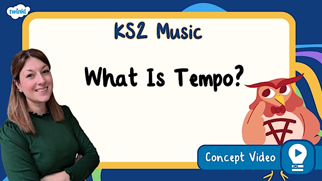 👉 What Is Tempo? | KS2 Music Concept Video