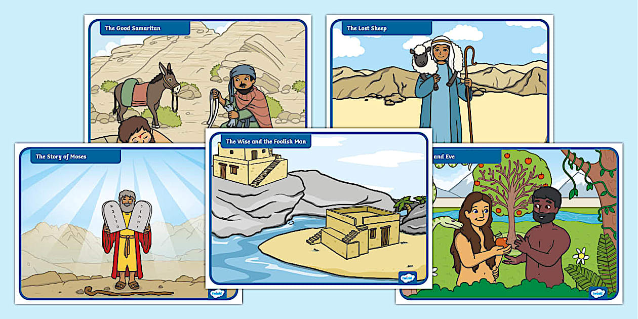 Stories of the Bible Display Pack (teacher made) - Twinkl