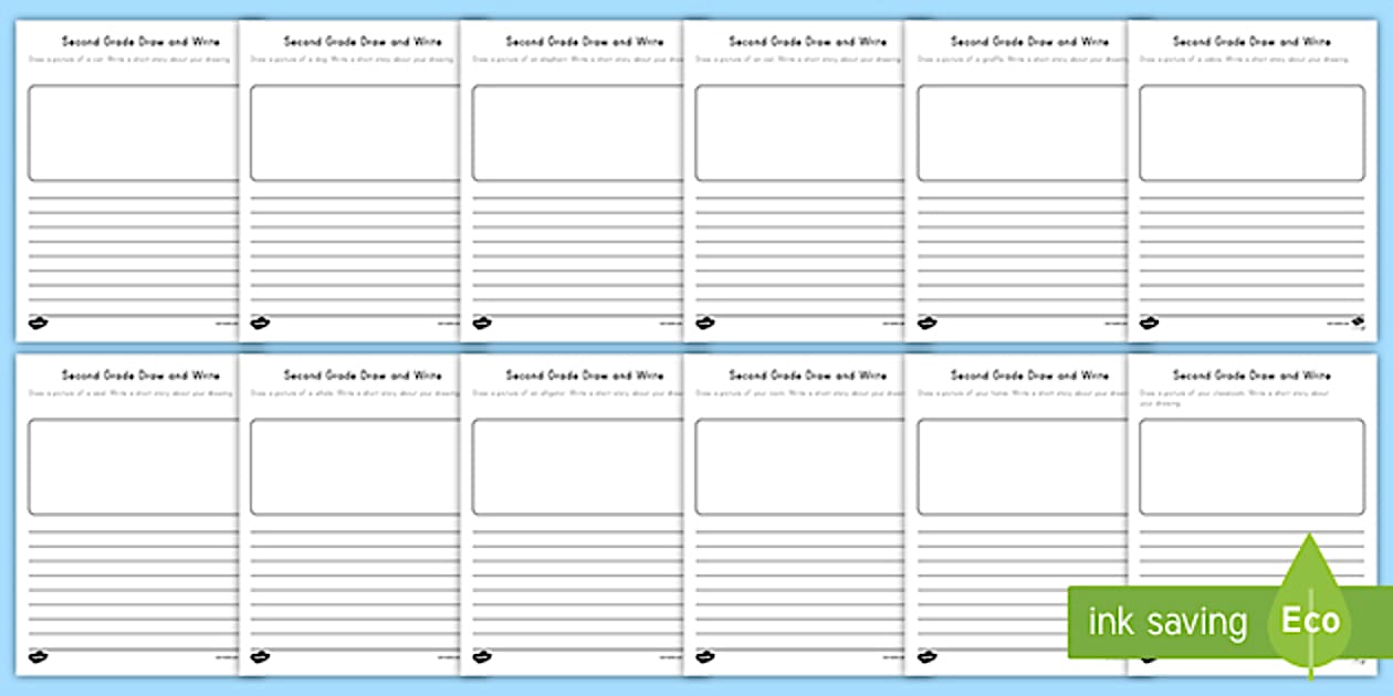 Second Grade Write and Draw Resource Pack ELA (Teacher-Made)