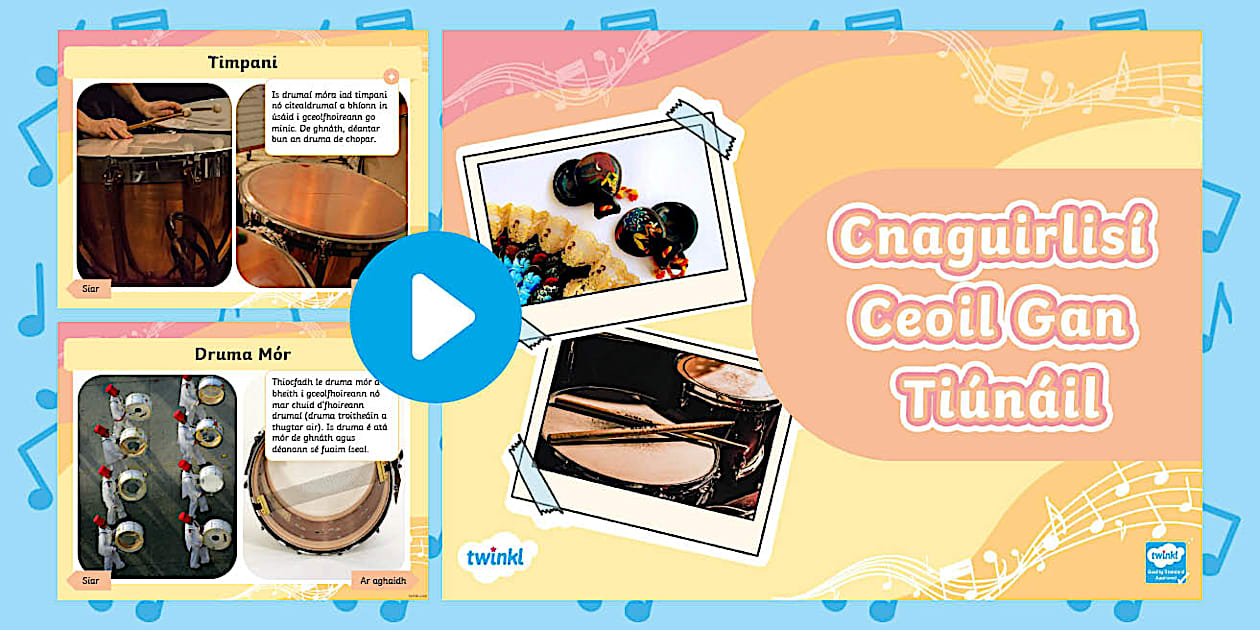 Uirlisí ceoil (teacher made) - Twinkl