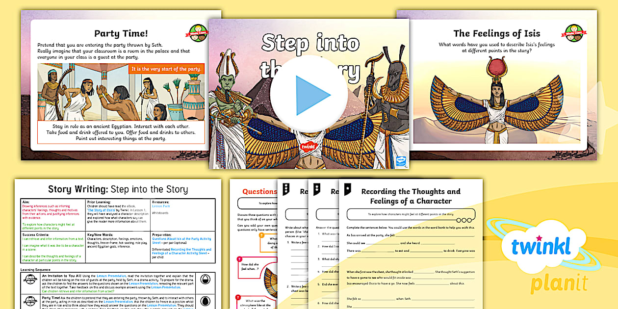 Time Travel: Secrets of Ancient Egypt: Story Writing 2 Year 4
